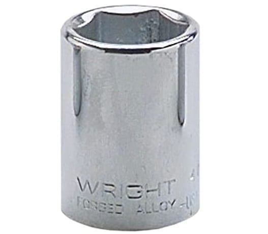 WRIGHT TOOL 1/2" Drive 6-Point Standard Socket | Tallman Equipment Company